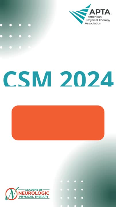Rebecca Martin, PT, DPT, PhD, NCS on LinkedIn: #aptaneuropt #csm2024 #apta Rebecca Martin, PT, DPT, PhD, NCS on LinkedIn: #aptaneuropt #csm2024 #apta