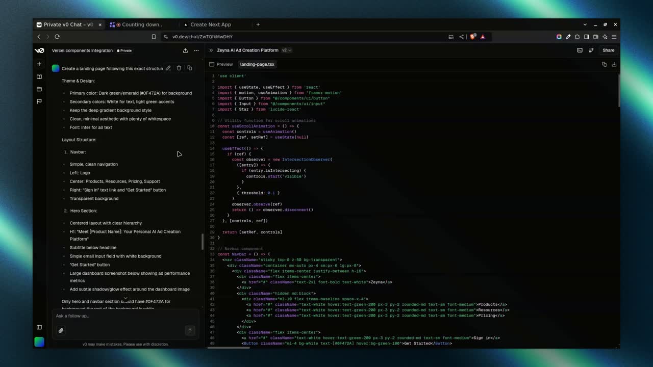 Mario Yordanoff on LinkedIn: How I use v0 to quickly build landing pages. Mario Yordanoff on LinkedIn: How I use v0 to quickly build landing pages.