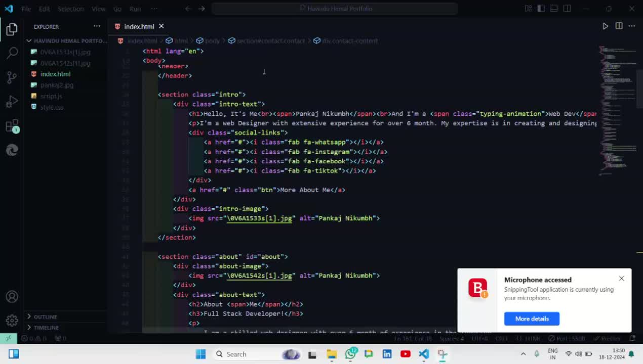 Pankaj Nikumbh on LinkedIn: #html #css #javascript #portfolio Pankaj Nikumbh on LinkedIn: #html #css #javascript #portfolio