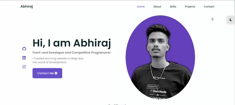 Introducing my new personal portfolio website! | Abhi Gaikwad posted on ... Introducing my new personal portfolio website! | Abhi Gaikwad posted on ...