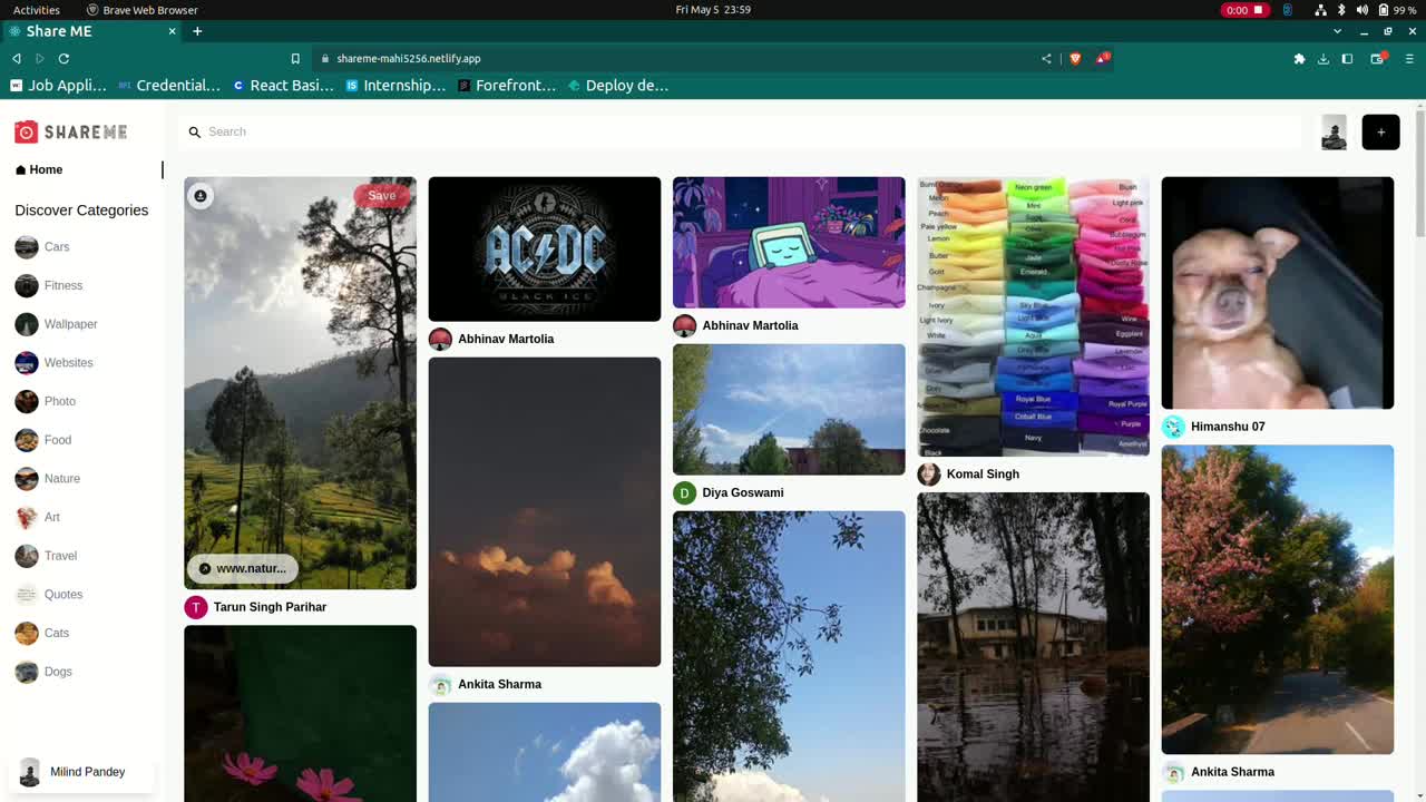 #css #reactjs #ui #project #sanity | Milind Pandey #css #reactjs #ui #project #sanity | Milind Pandey