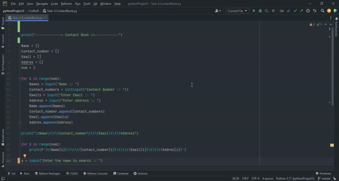 Abhijeet Kumar on LinkedIn: #codsoft #pythonprogramming #internship2023 ... Abhijeet Kumar on LinkedIn: #codsoft #pythonprogramming #internship2023 ...