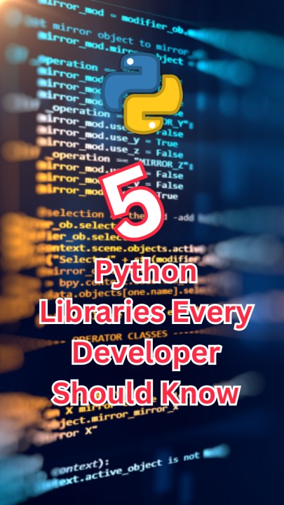 Learn about Python libraries for developers | NeurogEd posted on the ... Learn about Python libraries for developers | NeurogEd posted on the ...