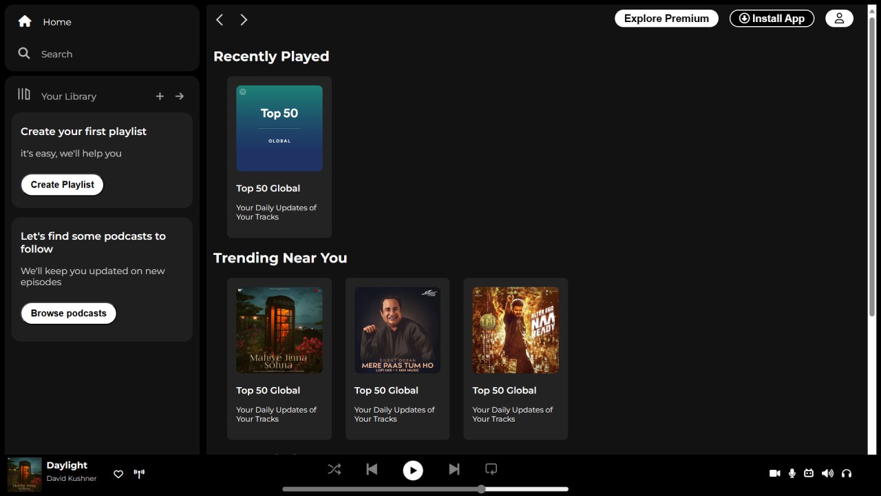 Prince Dhamecha on LinkedIn: #webdev #css #html #spotifyclone Prince Dhamecha on LinkedIn: #webdev #css #html #spotifyclone