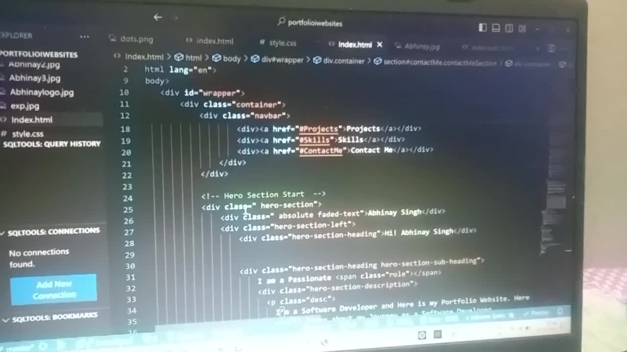 Abhinay Singh on LinkedIn: #portfolio #html #css #dom #webdevelopment # ... Abhinay Singh on LinkedIn: #portfolio #html #css #dom #webdevelopment # ...