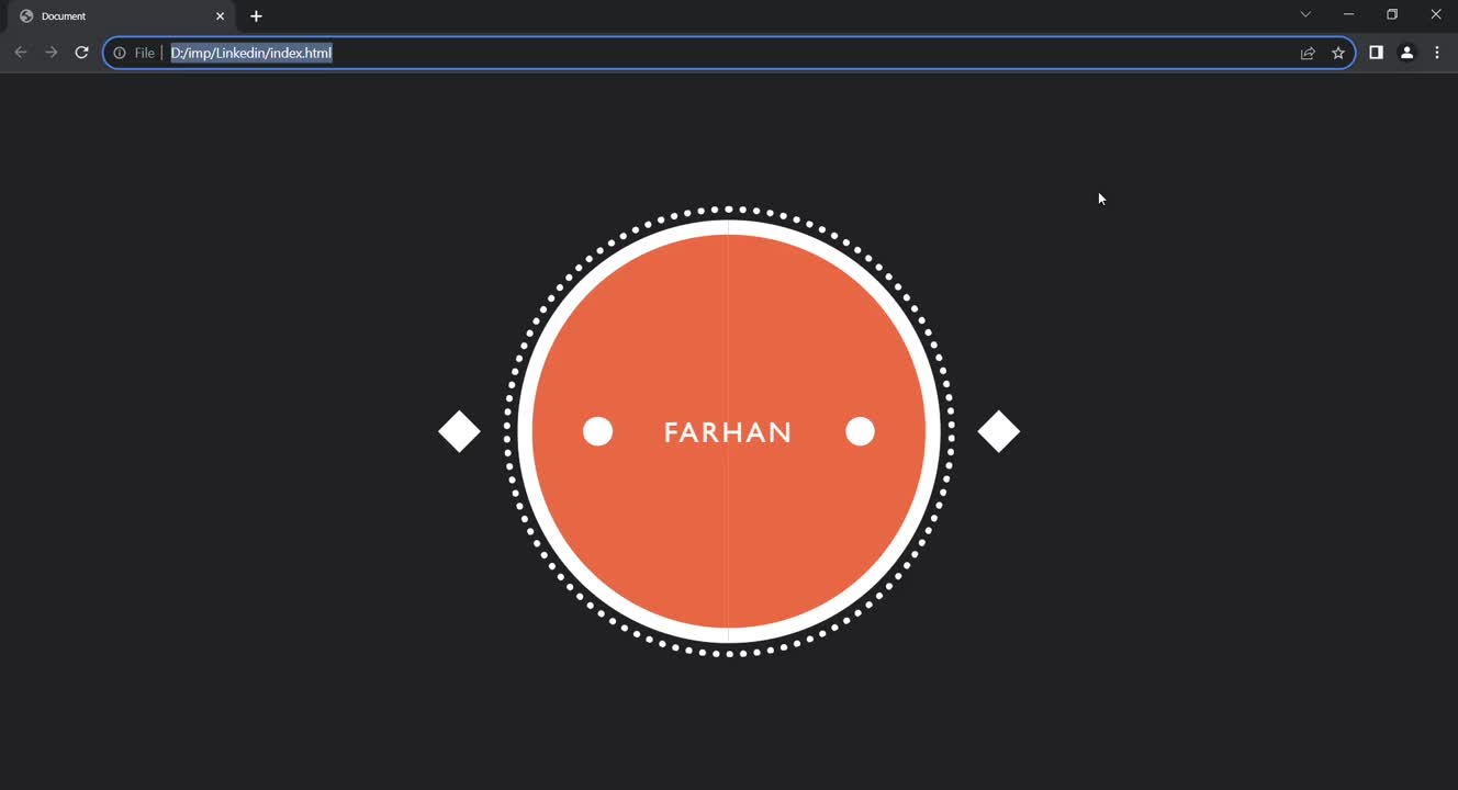 Farhan Ahmed Khan on LinkedIn: #html #css #js #animations Farhan Ahmed Khan on LinkedIn: #html #css #js #animations