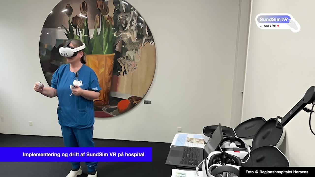 Implementering af SundSim VR på hospital | AATE VR Implementering af SundSim VR på hospital | AATE VR
