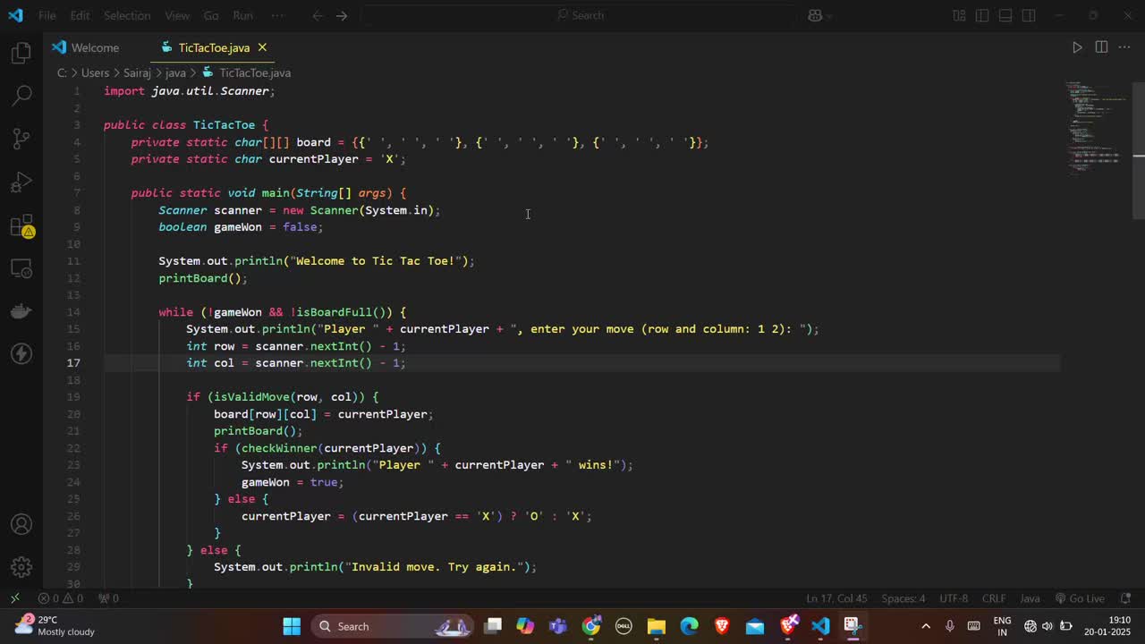 #java #tictactoe #coding #gamedevelopment #internpe #learningjourney ... #java #tictactoe #coding #gamedevelopment #internpe #learningjourney ...