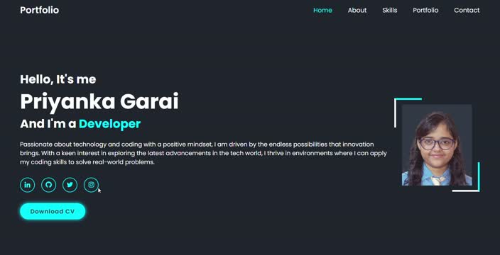 Developed my own website using HTML and CSS | Priyanka Garai posted on ... Developed my own website using HTML and CSS | Priyanka Garai posted on ...