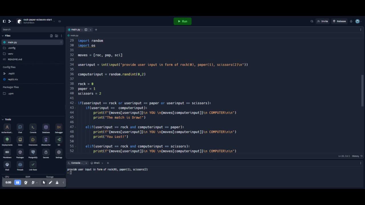 Ashish Bamniya on LinkedIn: #100daysofcode #rockpaperscissors # ... Ashish Bamniya on LinkedIn: #100daysofcode #rockpaperscissors # ...