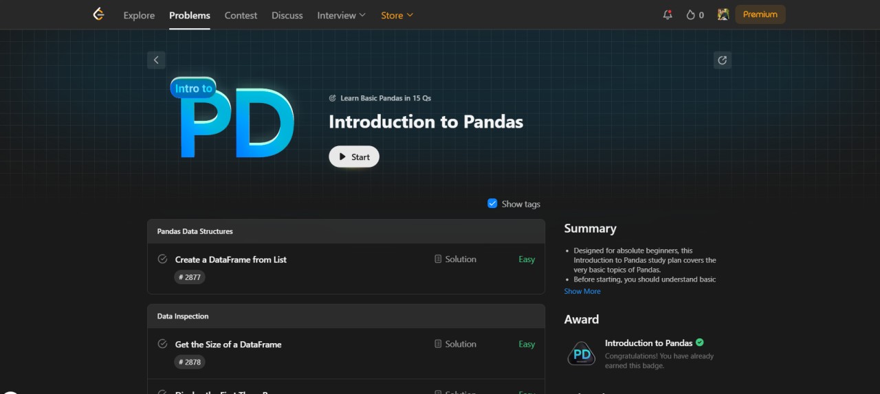Akash Gaikwad on LinkedIn: #datascience #dsa #pandas #leetcode Akash Gaikwad on LinkedIn: #datascience #dsa #pandas #leetcode