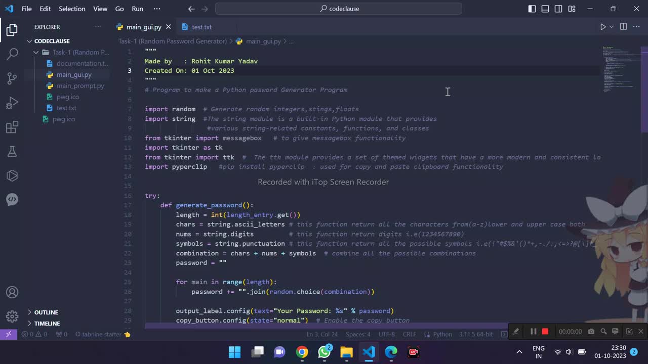 Rohit Kumar Yadav on LinkedIn: #internship #python #codeclause Rohit Kumar Yadav on LinkedIn: #internship #python #codeclause