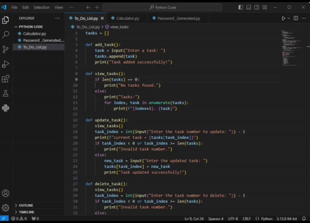 Seema Kumari on LinkedIn: #codsoft #python #internship #todolist #coding Seema Kumari on LinkedIn: #codsoft #python #internship #todolist #coding