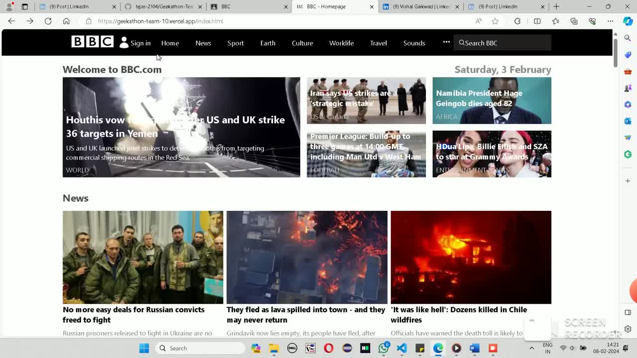 Building a BBC News project with HTML,CSS and java | Vishal Gaikwad ... Building a BBC News project with HTML,CSS and java | Vishal Gaikwad ...