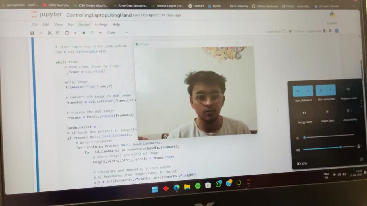 #opencv #computervision #gesturecontrol #python #ai #github… | Karan Soni #opencv #computervision #gesturecontrol #python #ai #github… | Karan Soni