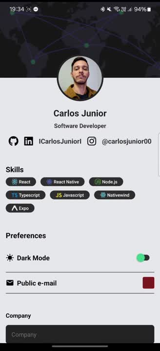 Carlos Junior on LinkedIn: #reactnative #tailwind #shadcnui #contextapi ... Carlos Junior on LinkedIn: #reactnative #tailwind #shadcnui #contextapi ...