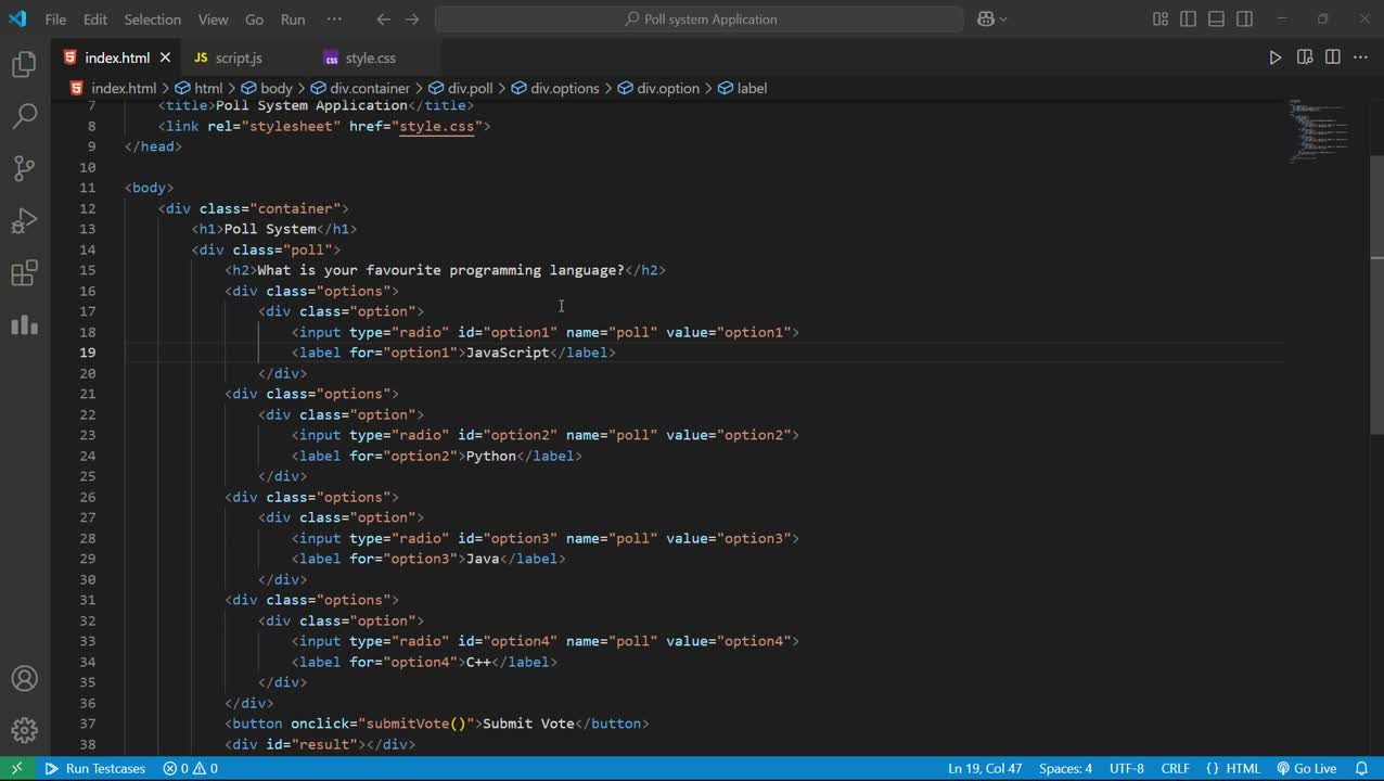 #webdevelopment #javascript #css #html #pollingapp #programming ... #webdevelopment #javascript #css #html #pollingapp #programming ...