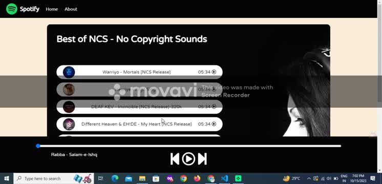 Creating a Spotify clone using HTML, CSS & JavaScript only | Pronoti ... Creating a Spotify clone using HTML, CSS & JavaScript only | Pronoti ...