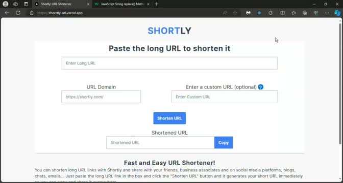Miracle Adebiyi on LinkedIn: URL Shortener made with NextJs, ExpressJs ... Miracle Adebiyi on LinkedIn: URL Shortener made with NextJs, ExpressJs ...