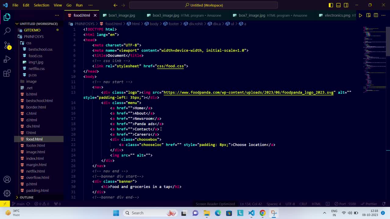 Pankaj Tomar on LinkedIn: #foodpanda #html #css #pninfosys Pankaj Tomar on LinkedIn: #foodpanda #html #css #pninfosys
