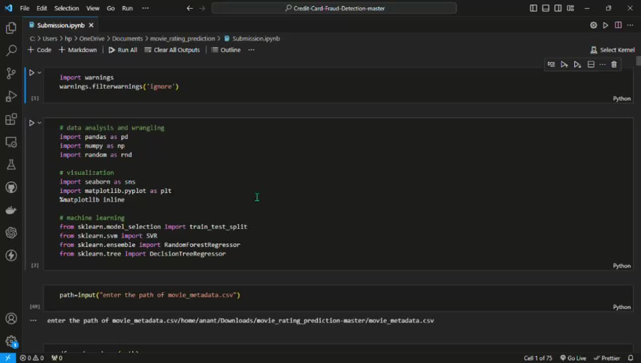 GARV KUMAR on LinkedIn: #data #codsoftinternship GARV KUMAR on LinkedIn: #data #codsoftinternship