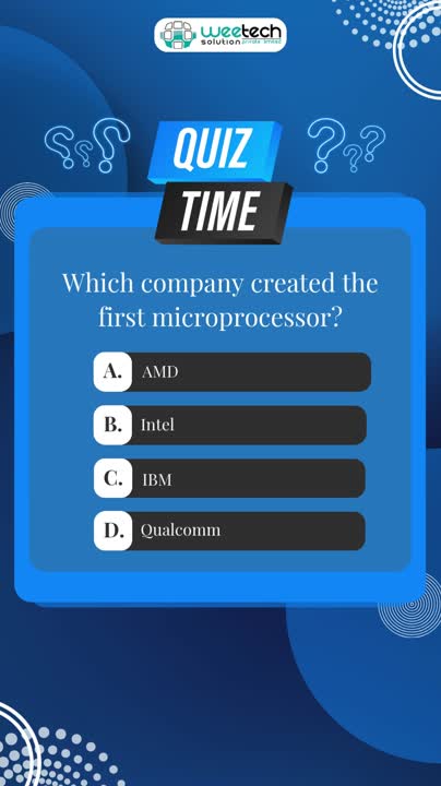 WeeTech Solution Pvt Ltd on LinkedIn: #techquiz #weetechsolution # ... WeeTech Solution Pvt Ltd on LinkedIn: #techquiz #weetechsolution # ...