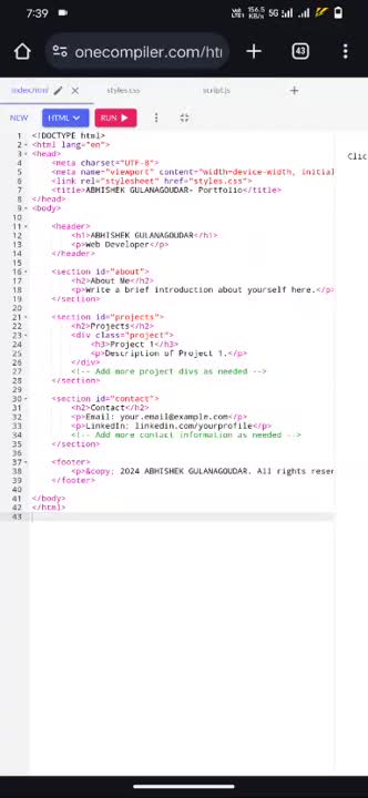 Abhishek Gulanagoudar on LinkedIn: #internship #webdevelopment #codsoft Abhishek Gulanagoudar on LinkedIn: #internship #webdevelopment #codsoft