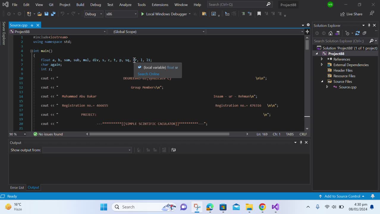 Muhammed Abu Bakar on LinkedIn: This is the coding for Simple ... Muhammed Abu Bakar on LinkedIn: This is the coding for Simple ...