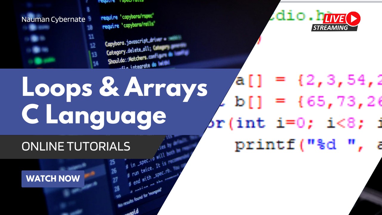 Nauman Cybernate on LinkedIn: Mastering Loops and Arrays in C Language Nauman Cybernate on LinkedIn: Mastering Loops and Arrays in C Language