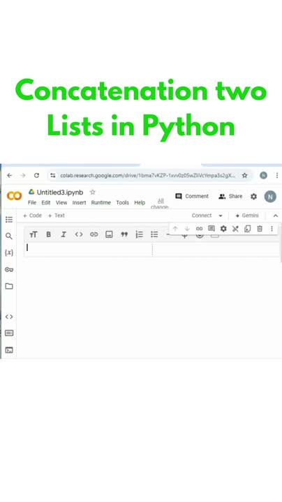 Nitin G. on LinkedIn: concatenation two lists in Python #datascience # ... Nitin G. on LinkedIn: concatenation two lists in Python #datascience # ...