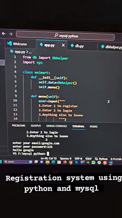 #databasemagic #python #mysql | Himanshu Sahoo #databasemagic #python #mysql | Himanshu Sahoo