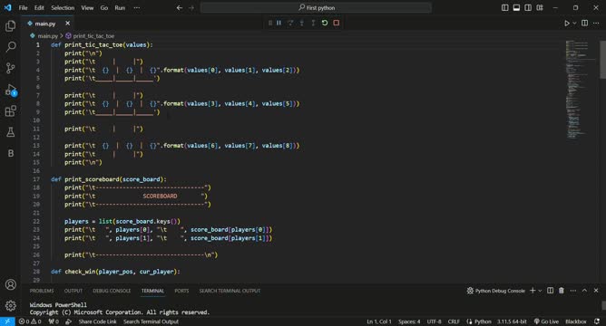 Finished Tic Tac Toe game with Python | Sakshi Panse posted on the ... Finished Tic Tac Toe game with Python | Sakshi Panse posted on the ...