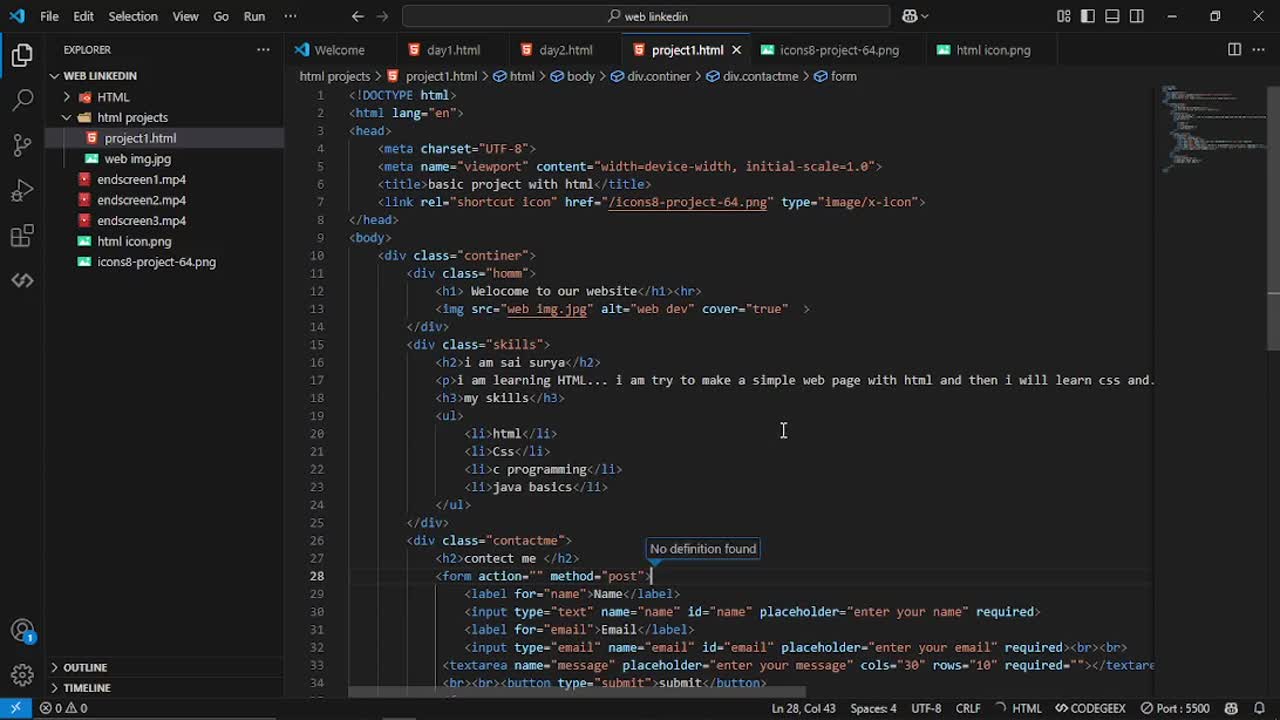 #day5 #webdevelopment #html #codingjourney | Sai Surya Kosuri #day5 #webdevelopment #html #codingjourney | Sai Surya Kosuri