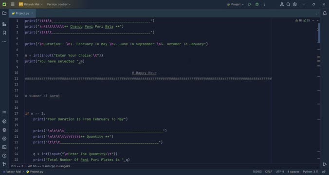 RAKESH MAL on LinkedIn: #python #programmingchallenge # ... RAKESH MAL on LinkedIn: #python #programmingchallenge # ...