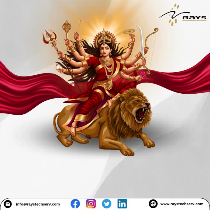 Rays TechServ on LinkedIn: 🎉 Happy Navratri from Rays TechServ! 🎉 May ... Rays TechServ on LinkedIn: 🎉 Happy Navratri from Rays TechServ! 🎉 May ...