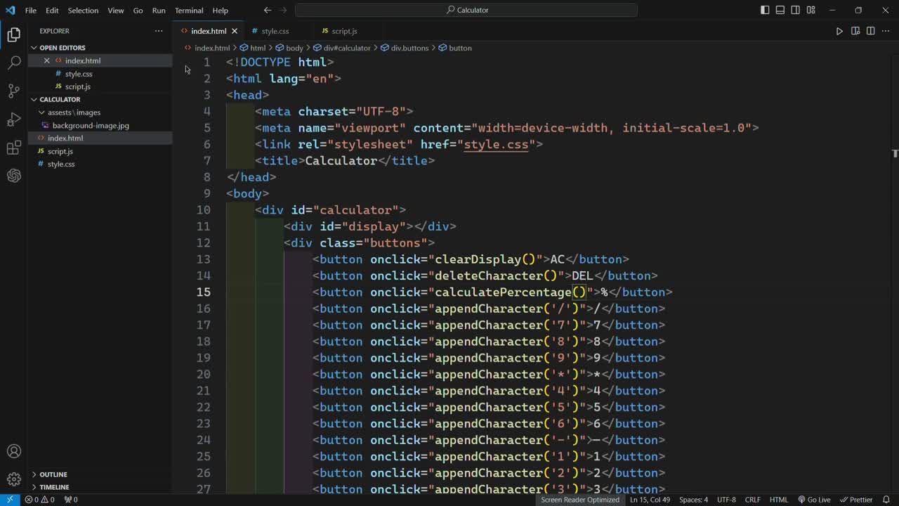 #frontenddevelopment #html #css #javascript #oasisinfobyte… | Darsh Parikh #frontenddevelopment #html #css #javascript #oasisinfobyte… | Darsh Parikh