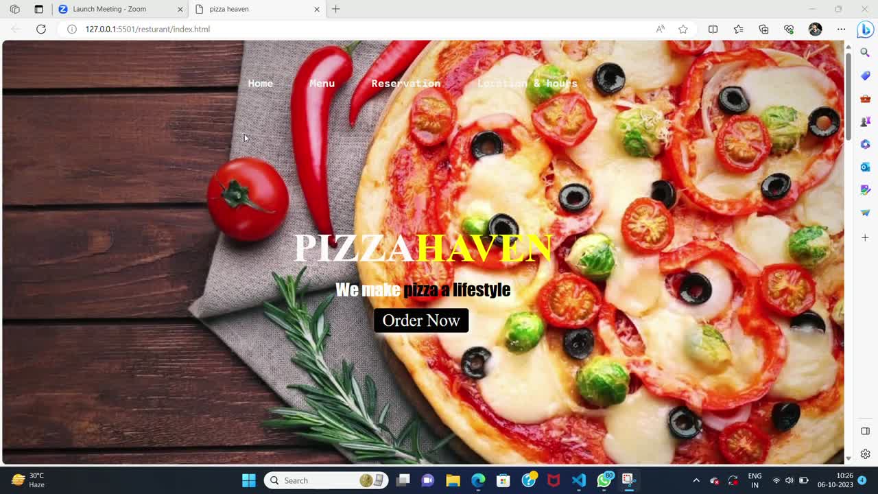 Athul Kr on LinkedIn: here is a simple Restaurant website built using ... Athul Kr on LinkedIn: here is a simple Restaurant website built using ...