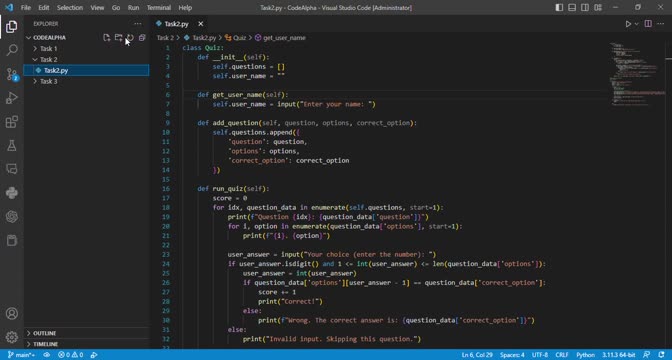 Sachin Khote on LinkedIn: #python #programming #codealpha # ... Sachin Khote on LinkedIn: #python #programming #codealpha # ...