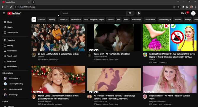 How I created a YouTube clone using Reactjs | Akpan Philip posted on ... How I created a YouTube clone using Reactjs | Akpan Philip posted on ...