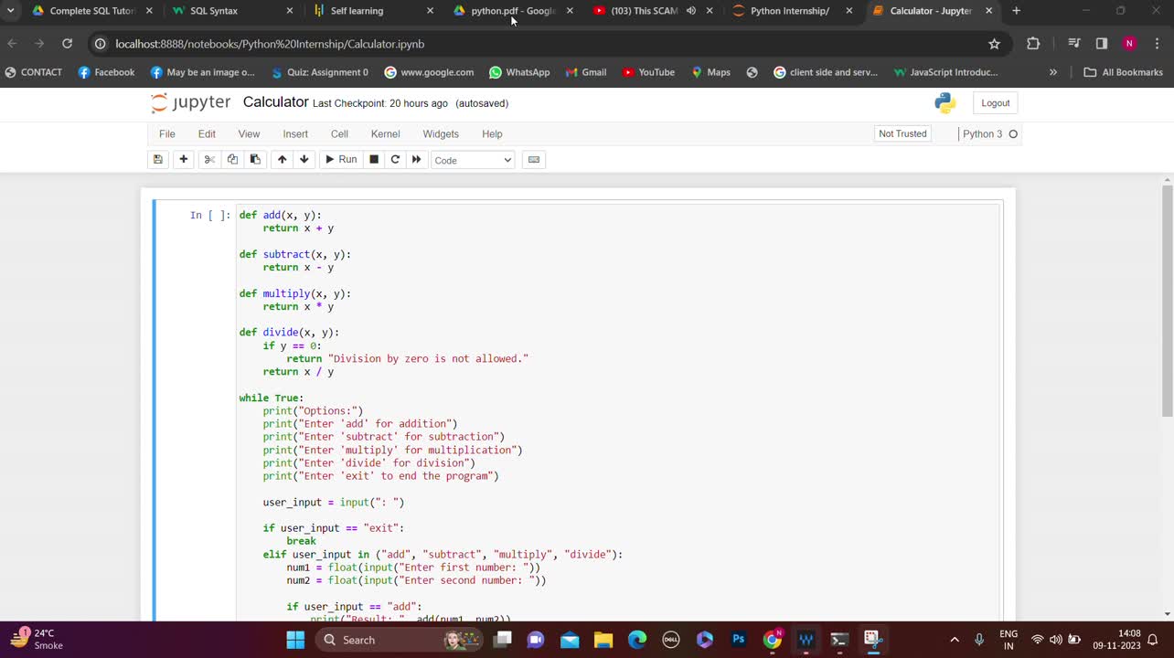 Nishant G. on LinkedIn: #python #pythonprogramming #codsoft # ... Nishant G. on LinkedIn: #python #pythonprogramming #codsoft # ...