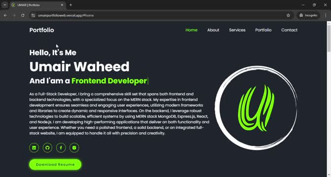 Muhammad Umair on LinkedIn: #webdevelopment #portfolio #javascript # ... Muhammad Umair on LinkedIn: #webdevelopment #portfolio #javascript # ...