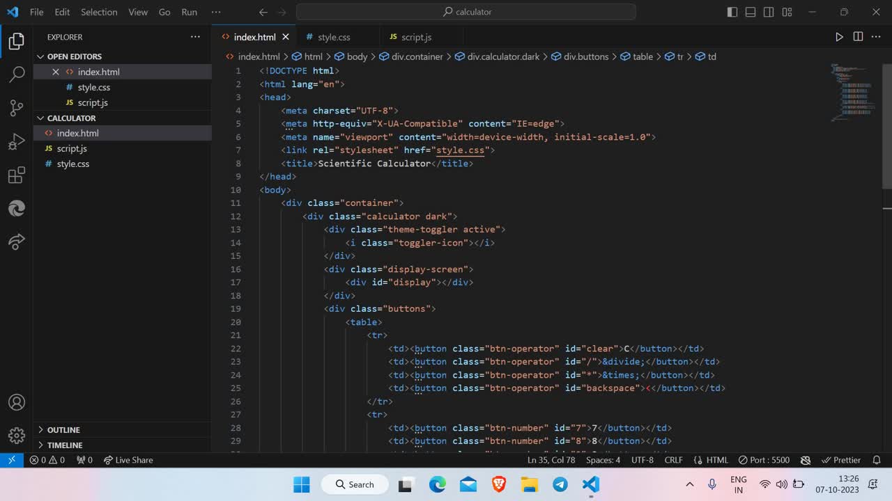 Created a web-based calculator with Coding Samurai | Parv Sablok posted ... Created a web-based calculator with Coding Samurai | Parv Sablok posted ...
