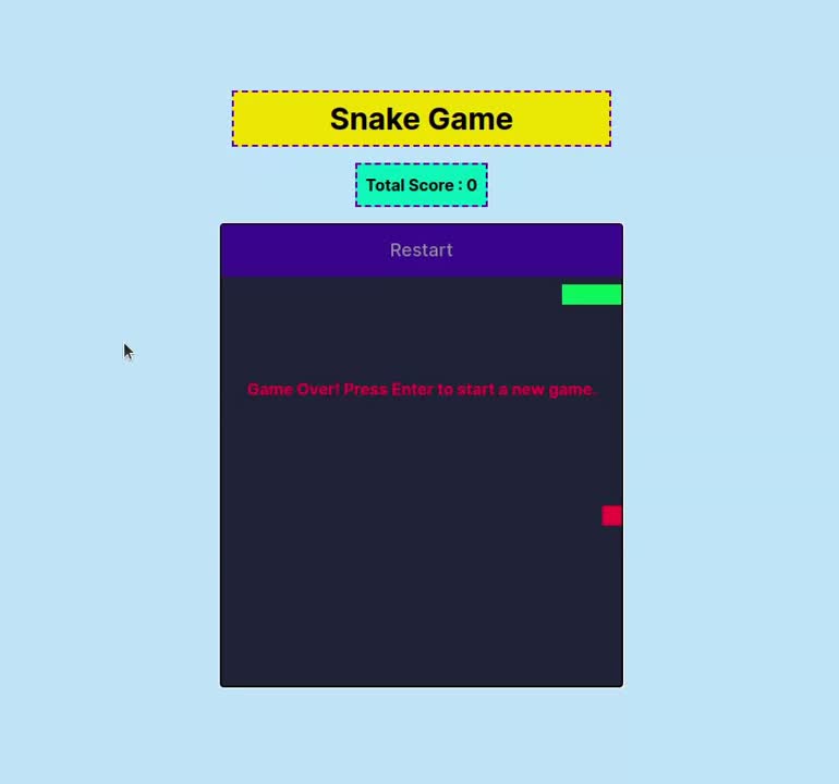 Rohit Jiwade on LinkedIn: #react #nextjs #gamedev #webdesign #snakegame Rohit Jiwade on LinkedIn: #react #nextjs #gamedev #webdesign #snakegame