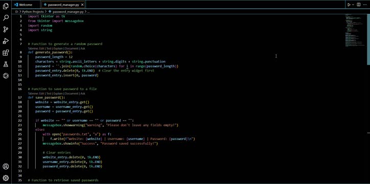 Nikhil Parasar on LinkedIn: #python #tkinter #passwordmanager #security Nikhil Parasar on LinkedIn: #python #tkinter #passwordmanager #security
