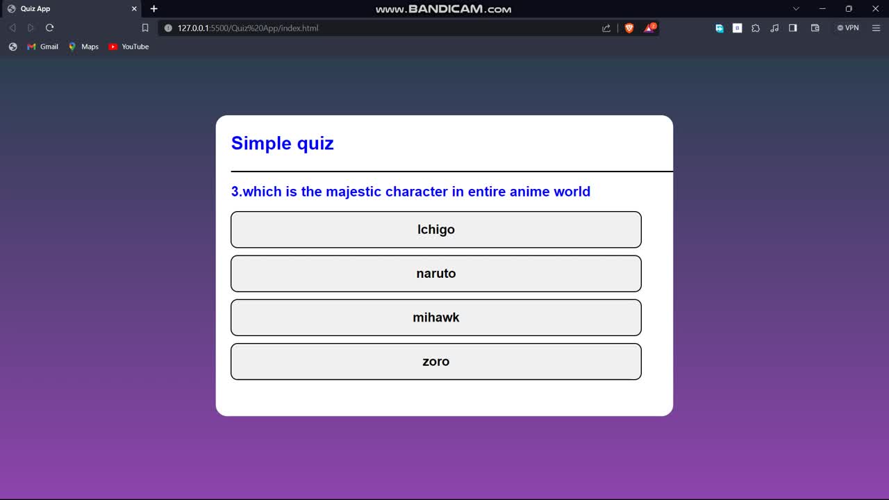 Building a quiz app on Day 6 of #100DaysOfCode Challenge | Kshitiz ... Building a quiz app on Day 6 of #100DaysOfCode Challenge | Kshitiz ...