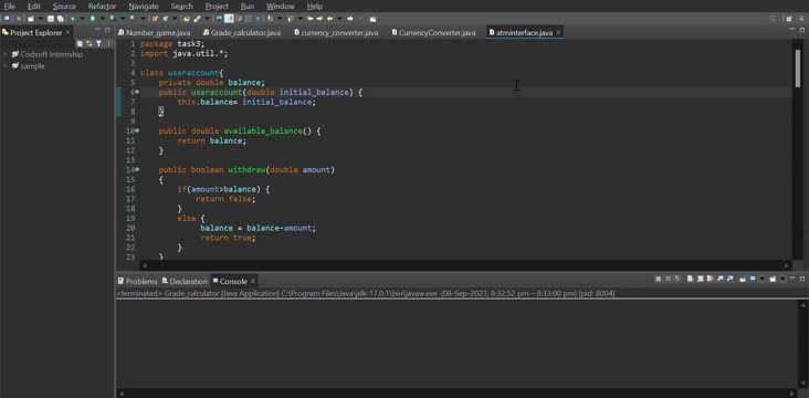 Sanket Ujgare on LinkedIn: #task3 #codsoft #javadevelopment #exchangerate Sanket Ujgare on LinkedIn: #task3 #codsoft #javadevelopment #exchangerate