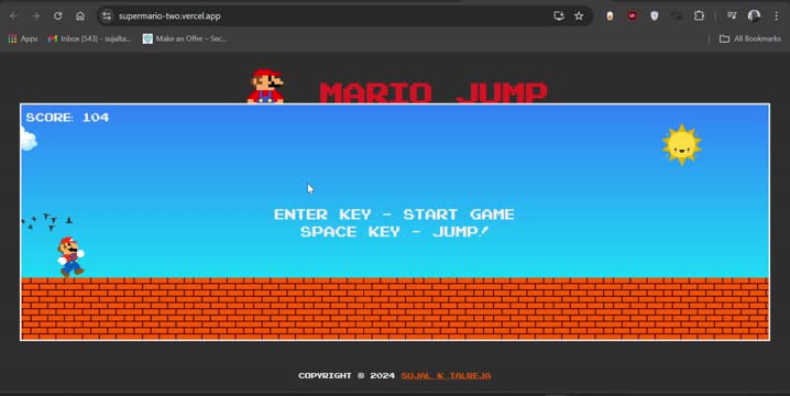 How I built Mario Jump with React | Sujal Kishore Kumar Talreja posted ... How I built Mario Jump with React | Sujal Kishore Kumar Talreja posted ...