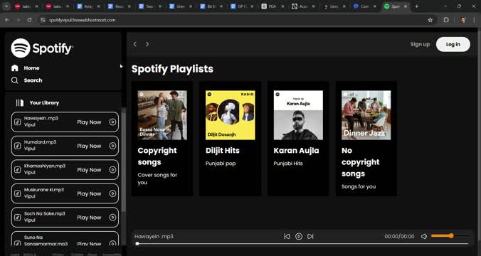 New project: Responsive Spotify clone | Vipul Jat posted on the topic ... New project: Responsive Spotify clone | Vipul Jat posted on the topic ...