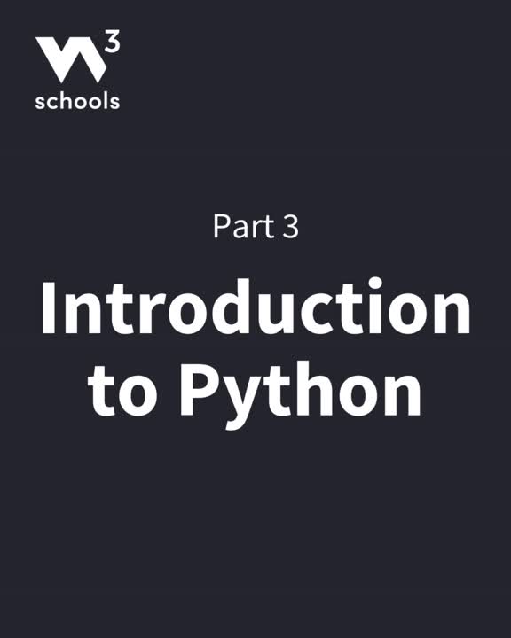 W3Schools.com on LinkedIn: #python #programming #learntocode # ... W3Schools.com on LinkedIn: #python #programming #learntocode # ...