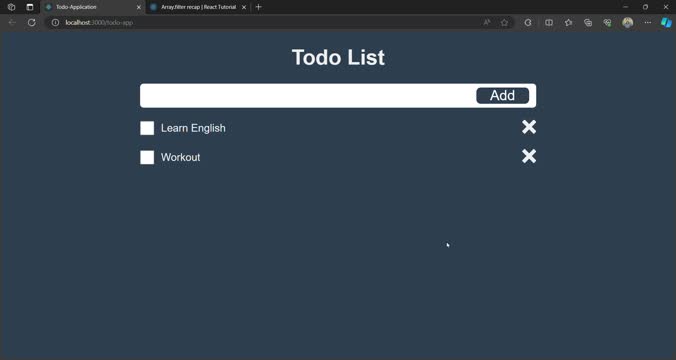 Finished my todo app with React | Swapnil Patle posted on the topic ... Finished my todo app with React | Swapnil Patle posted on the topic ...